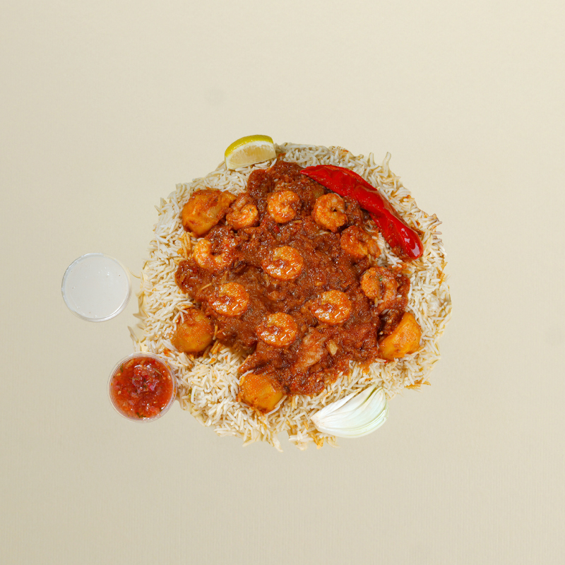 Mashkhol shrimp - مطاعم بيت الشواية